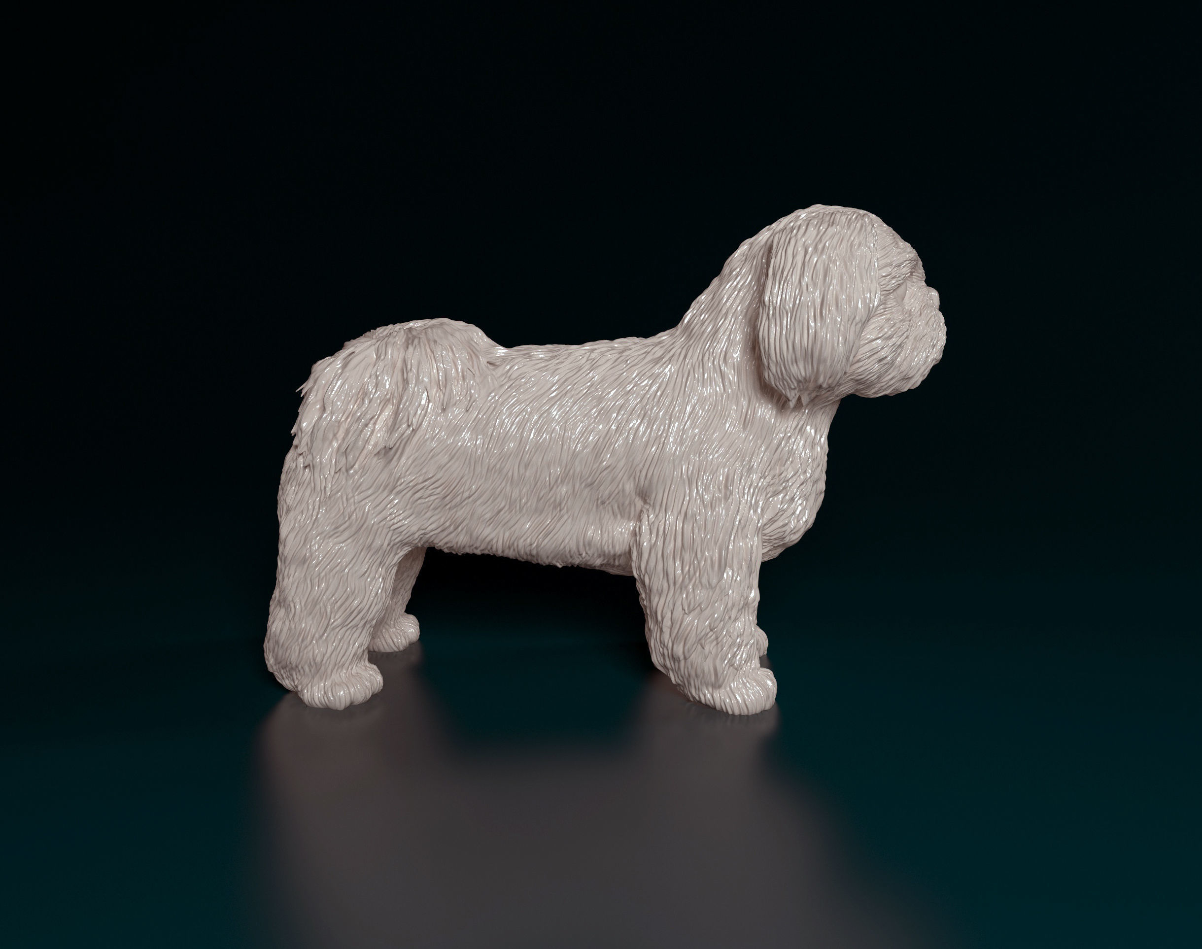 Shih Tzu dog 3D model 3D printable | CGTrader