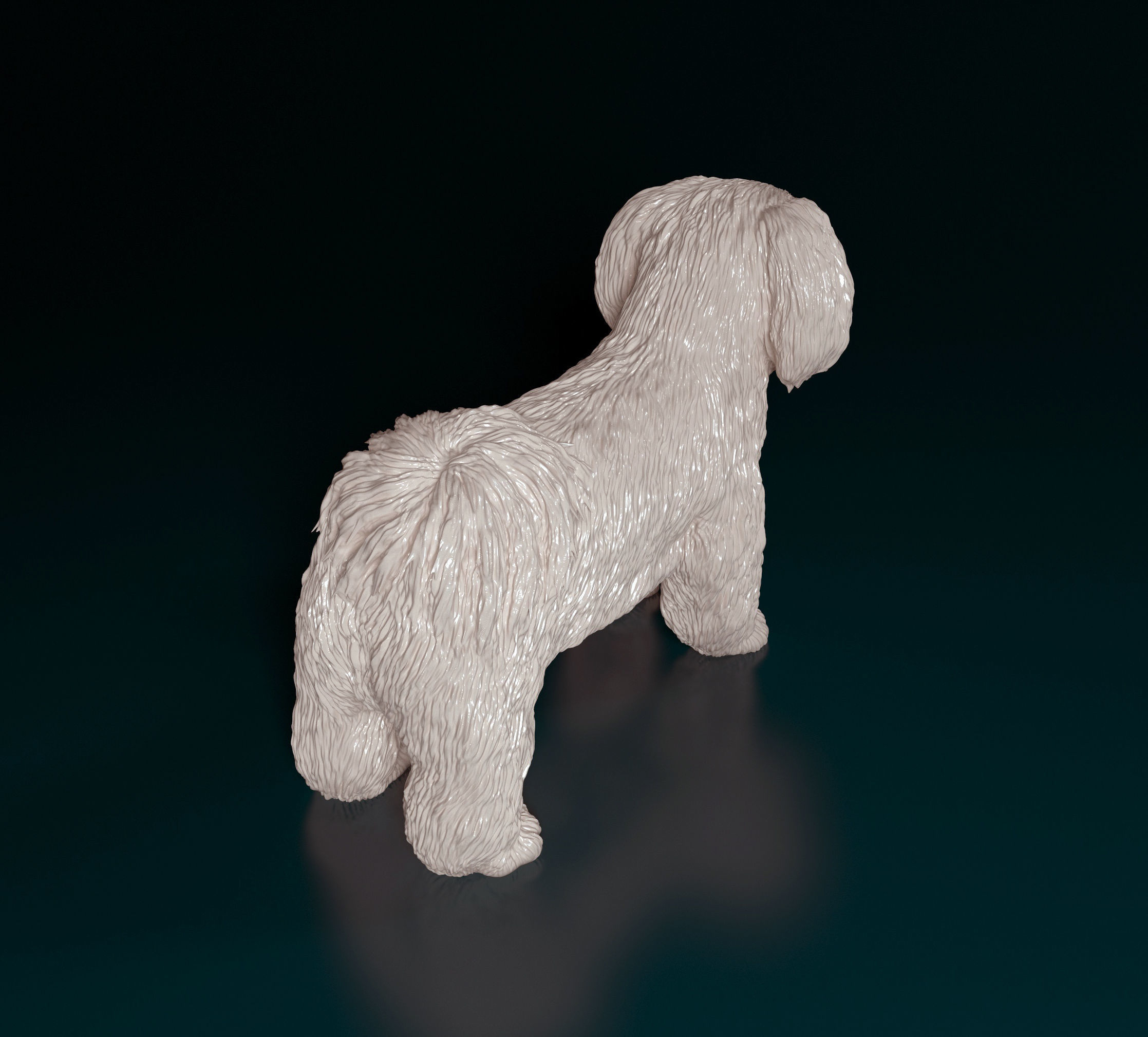 Shih Tzu dog 3D model 3D printable | CGTrader