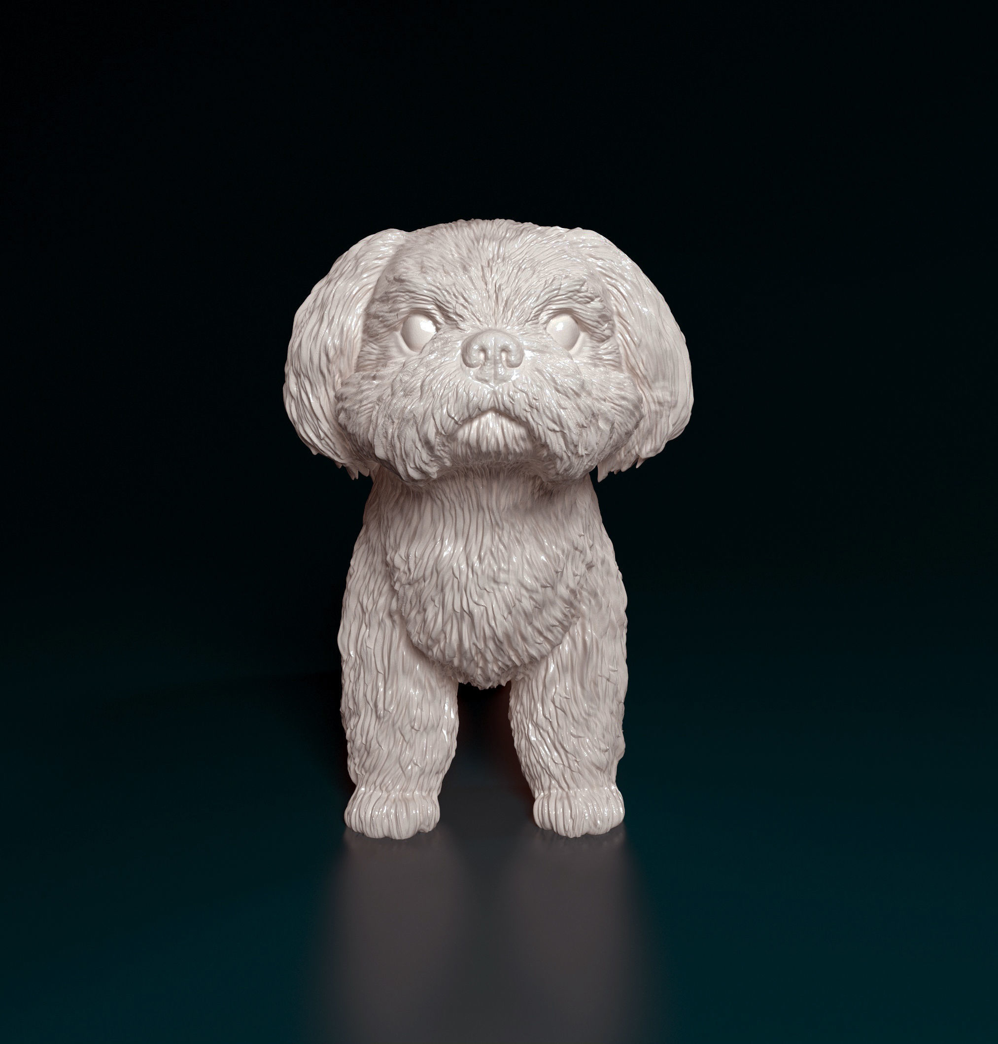 Shih Tzu dog 3D model 3D printable | CGTrader