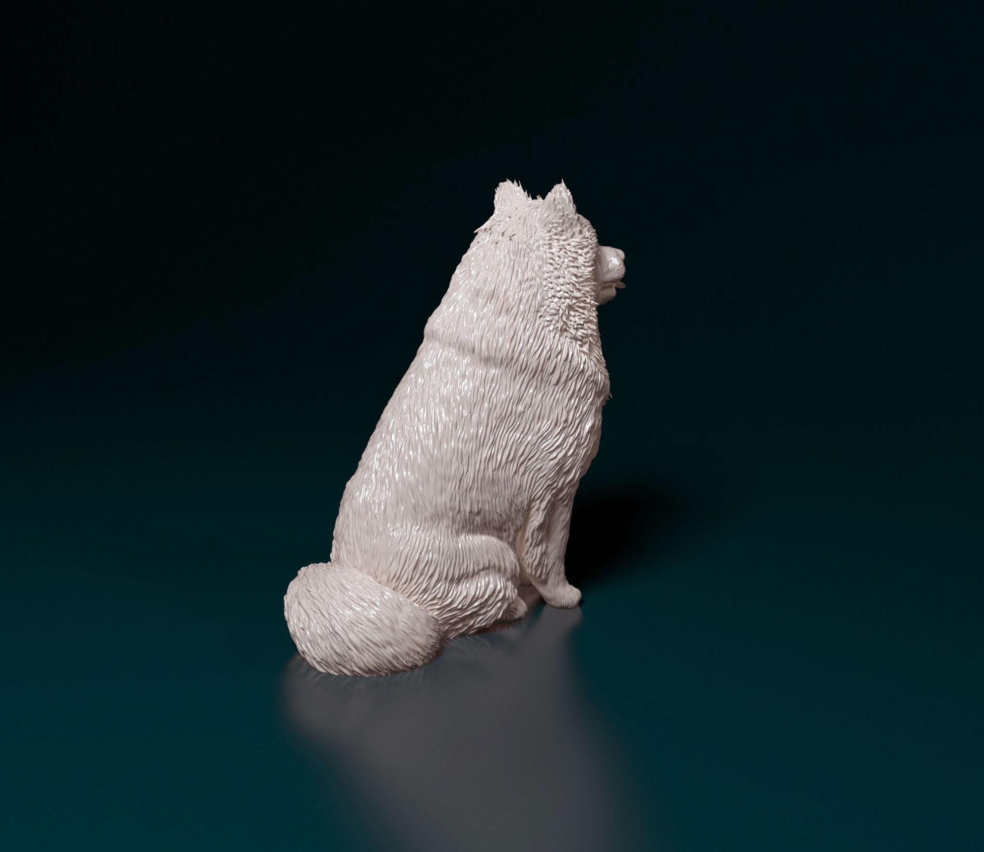 Spitz dog 3D model 3D printable | CGTrader