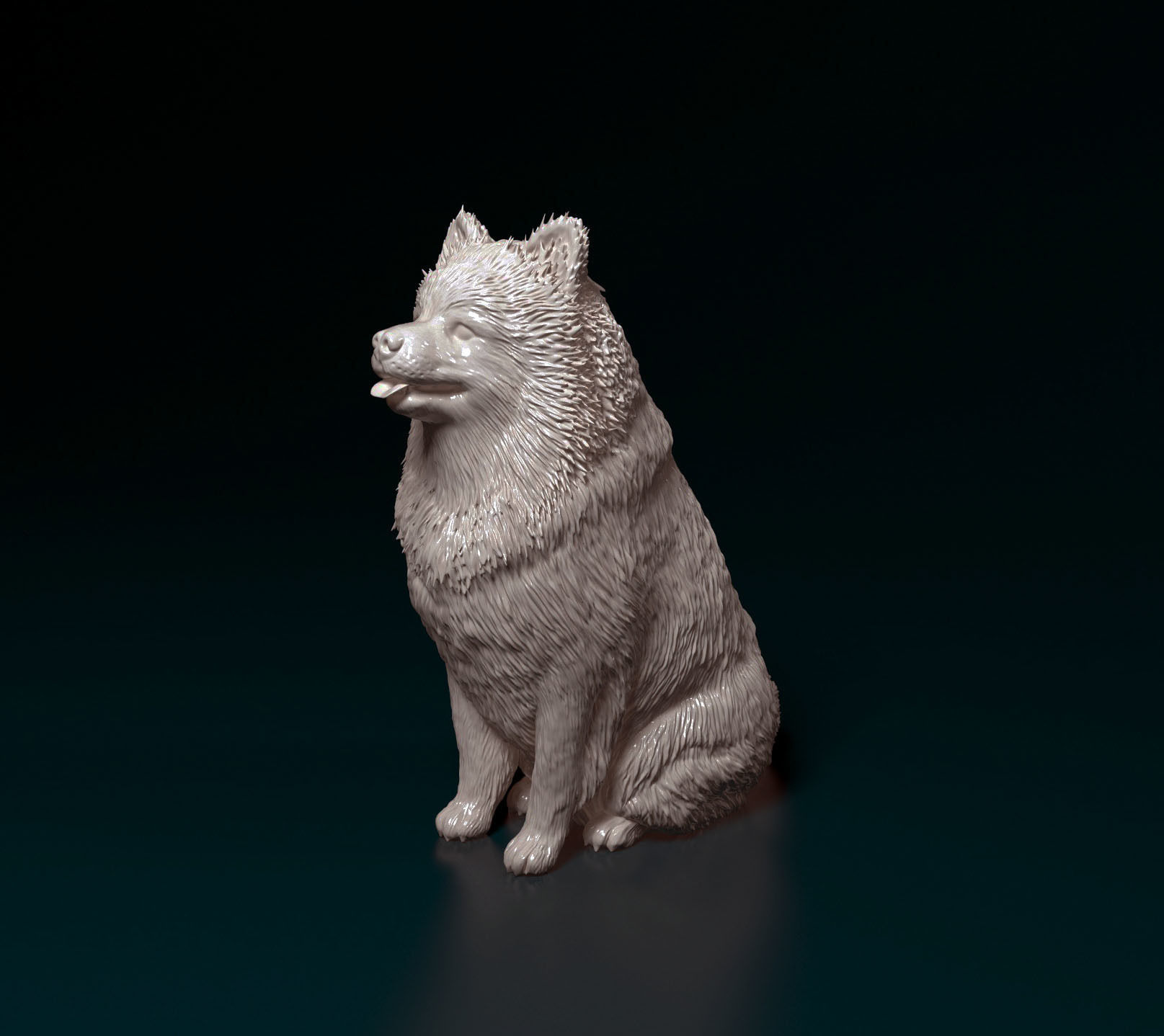 Spitz dog 3D model 3D printable | CGTrader