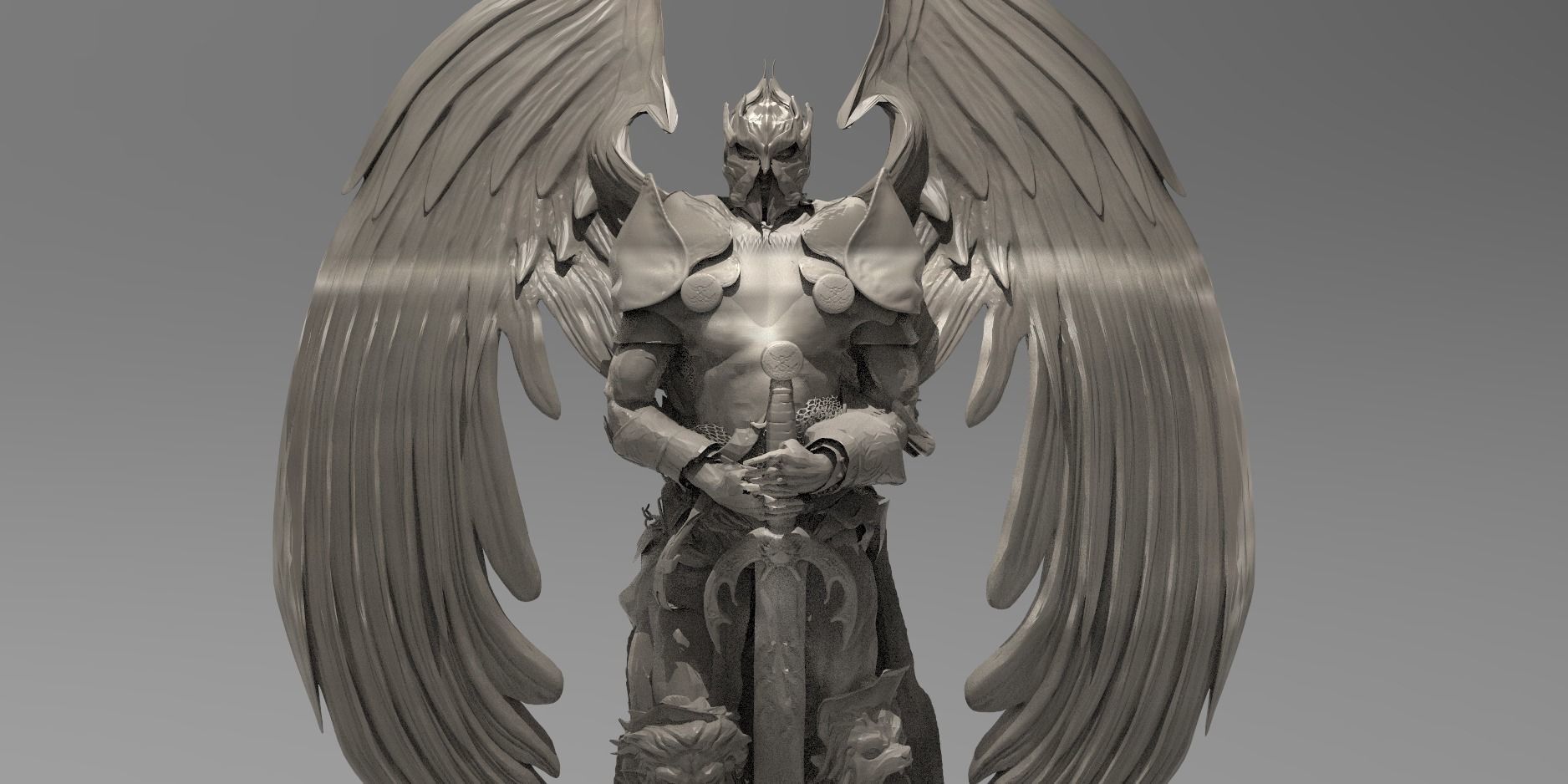 Hell Knight Angel 3D model | CGTrader