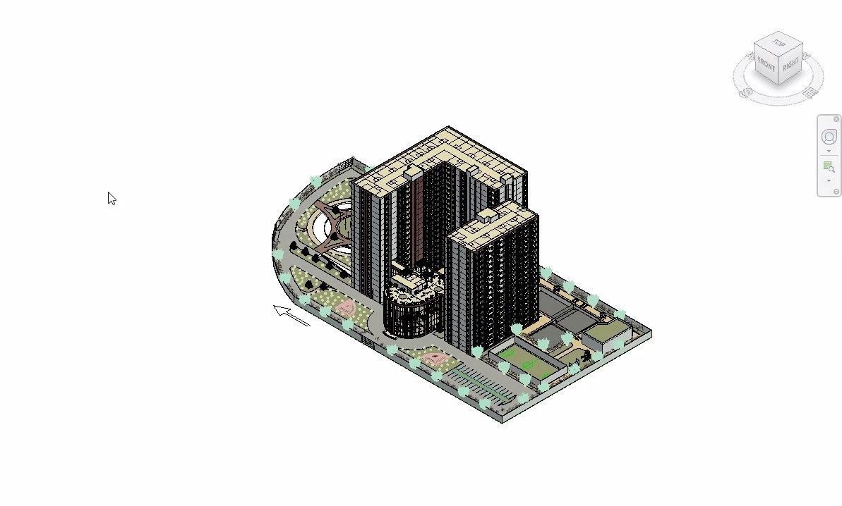 Hotel complete revit project p2 3D model | CGTrader