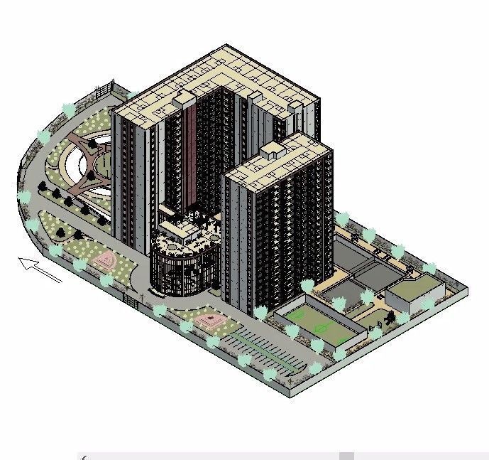 Hotel complete revit project p2 3D model | CGTrader