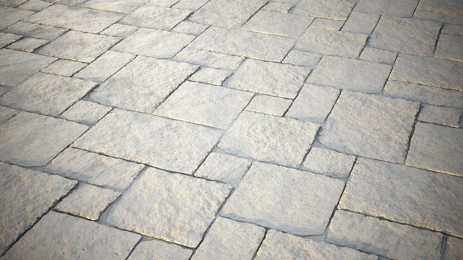 Ancient Romanesque Opus Limestone Flooring Texture | CGTrader