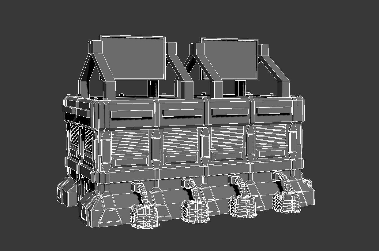 Science fiction Sci-fi Building design 3D model | CGTrader