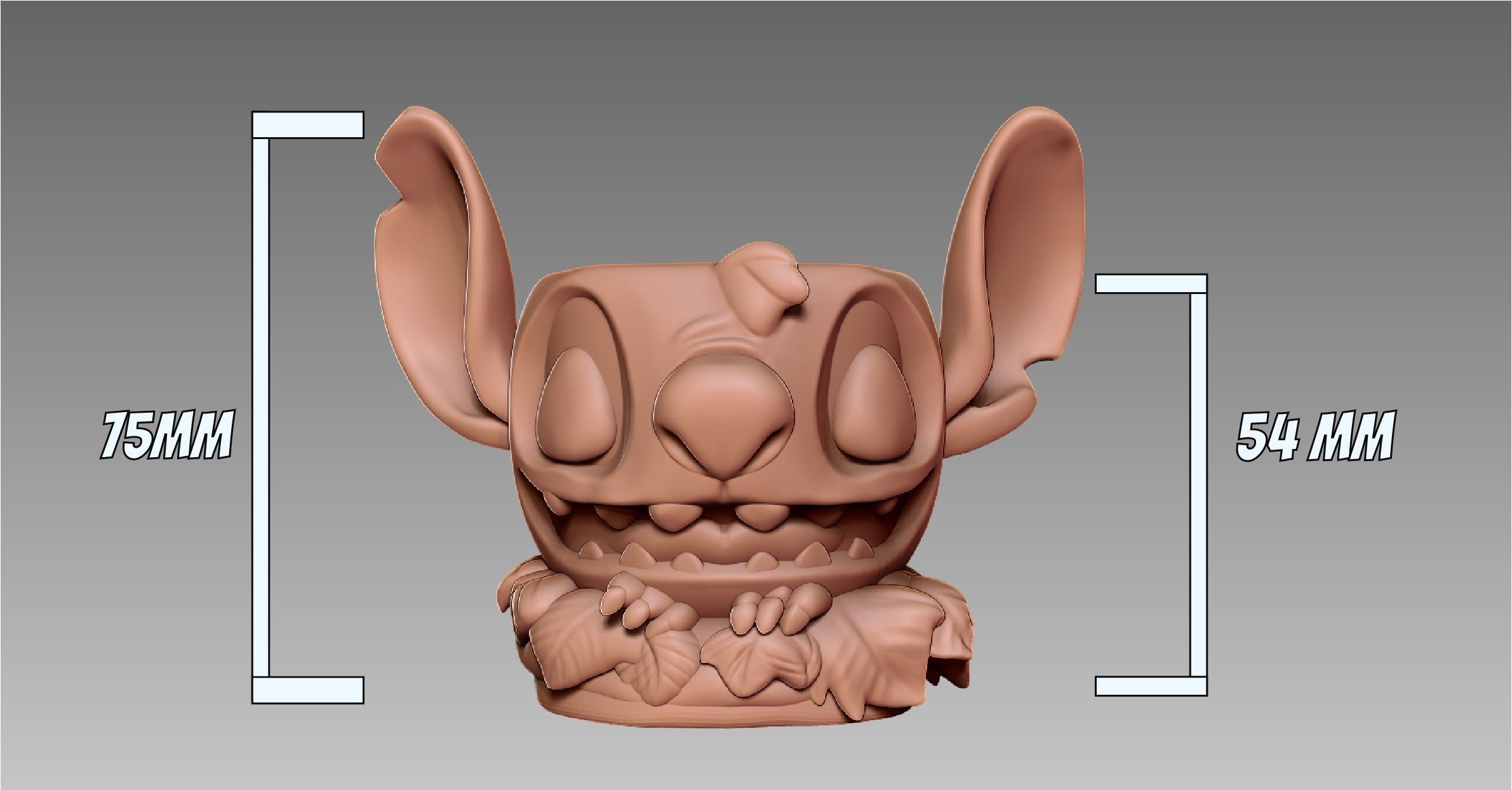 Stitch Wacom Pen Holder 3D model 3D printable | CGTrader