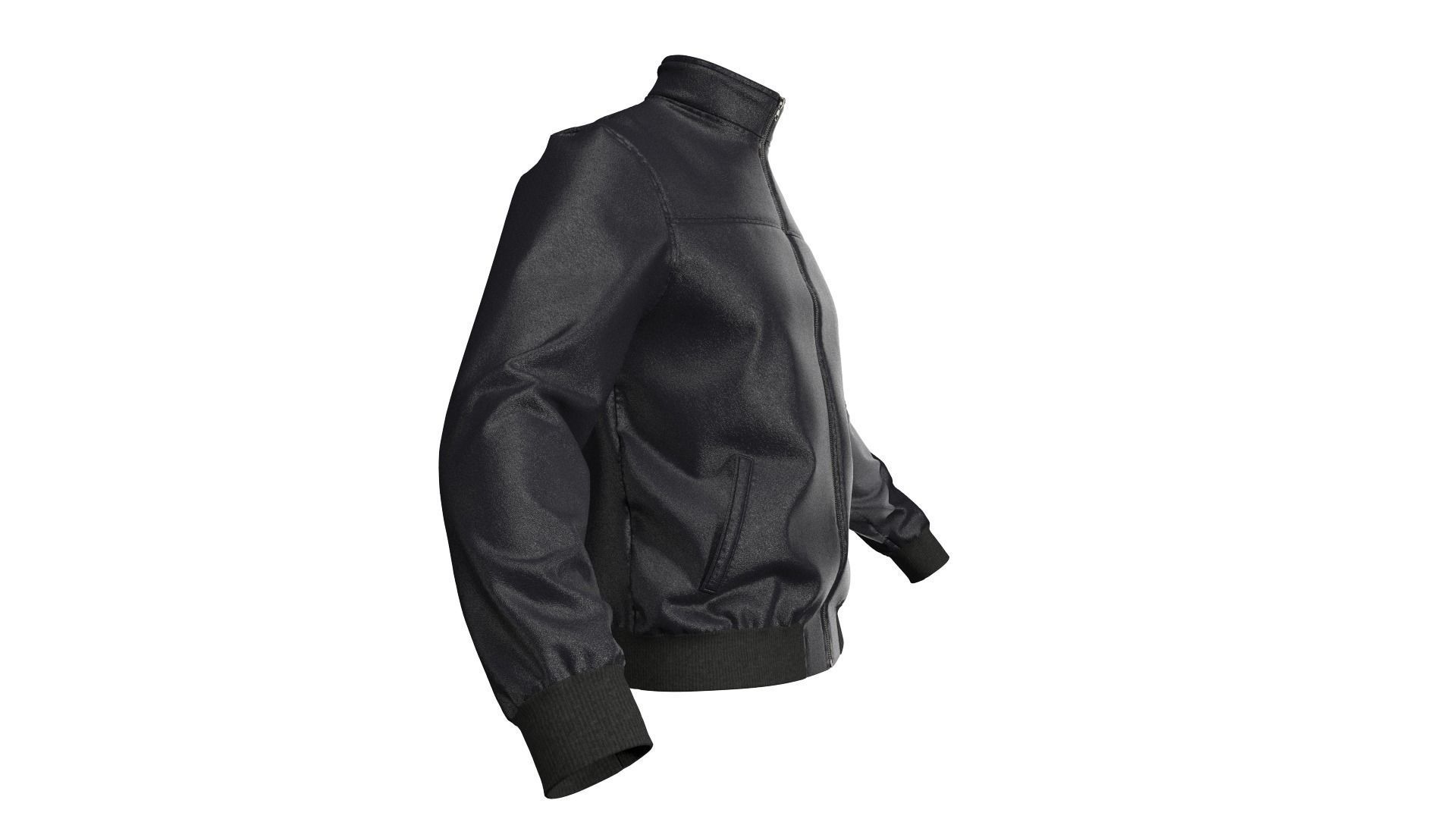 Mens Leather Jacket - Marvelous Designer 3D model | CGTrader