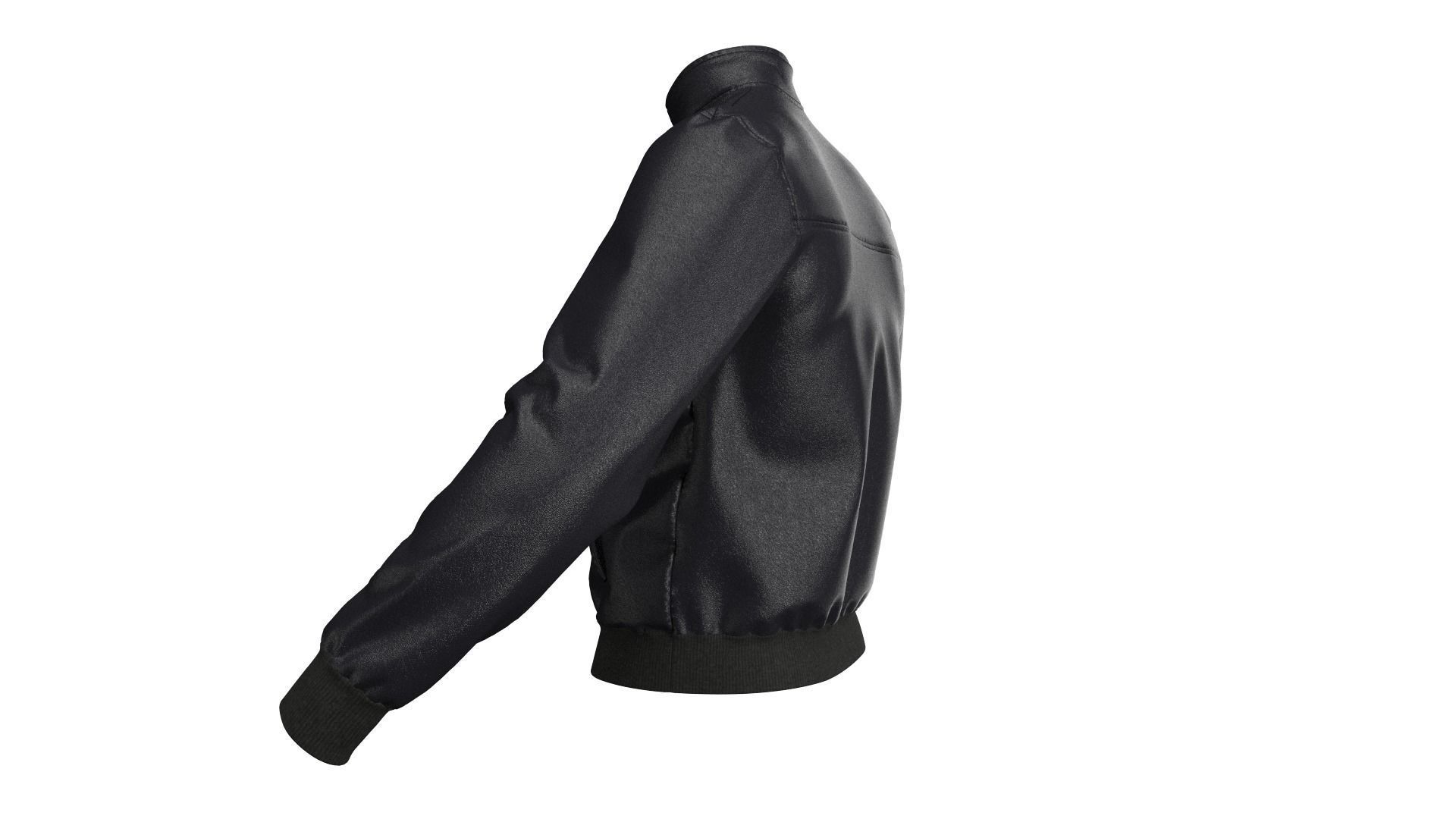 Mens Leather Jacket - Marvelous Designer 3D model | CGTrader