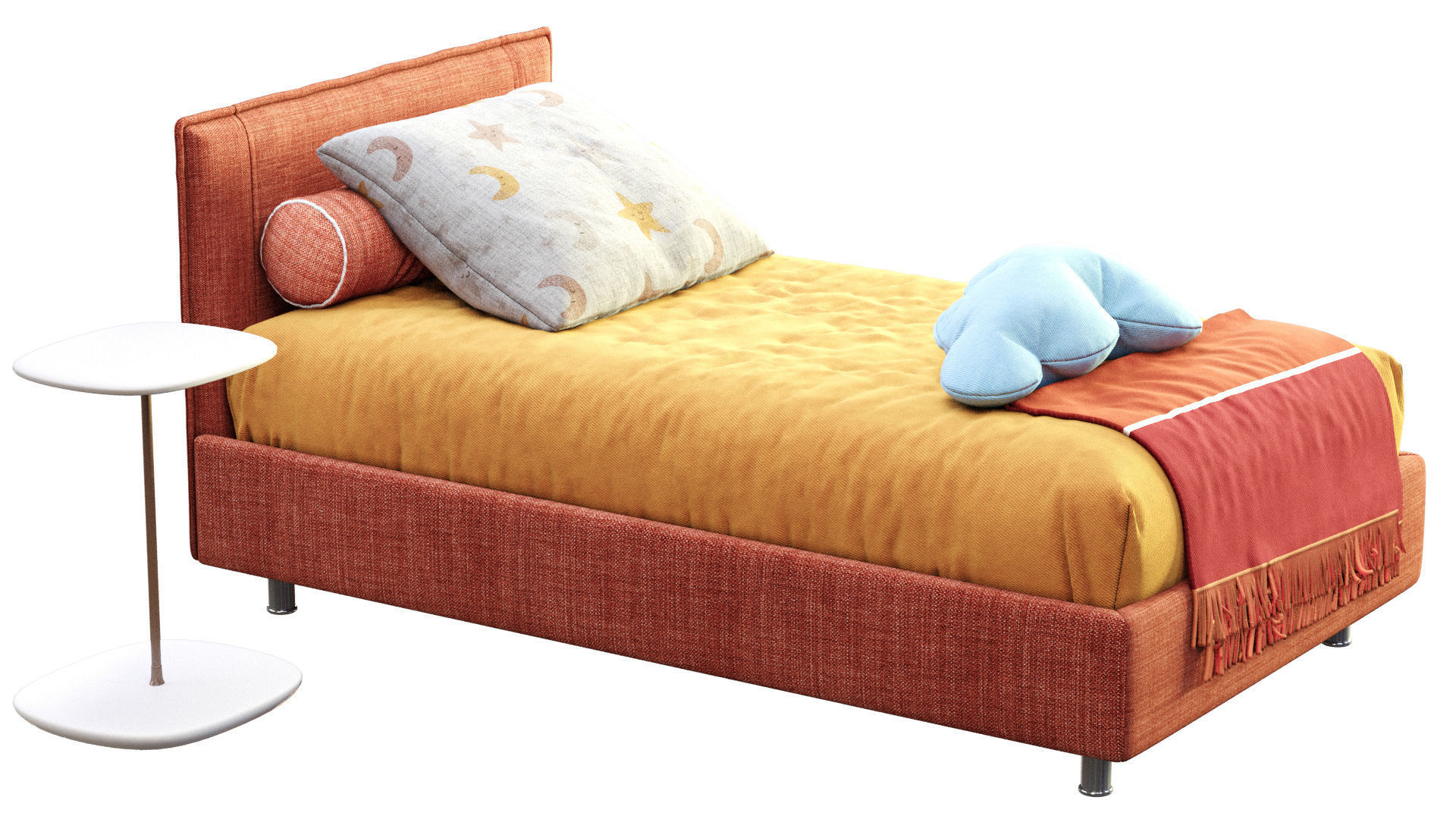 Paco Single Bed By Bonaldo 3D model | CGTrader