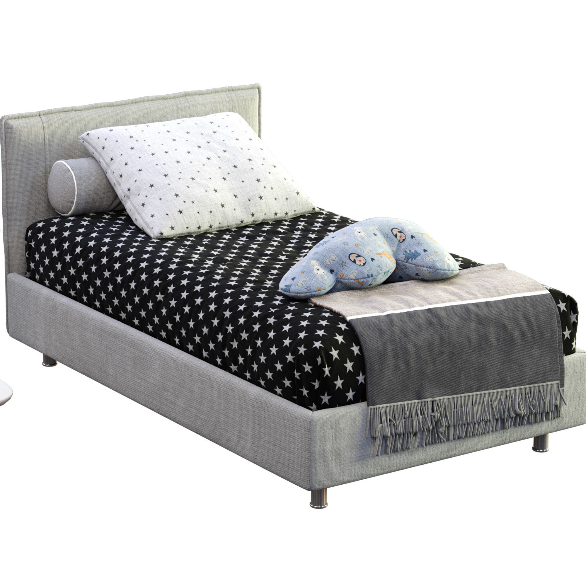 Paco Single Bed By Bonaldo 3D model | CGTrader