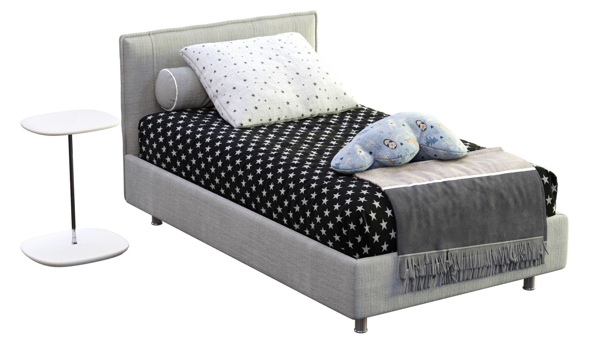 Paco Single Bed By Bonaldo 3D model | CGTrader