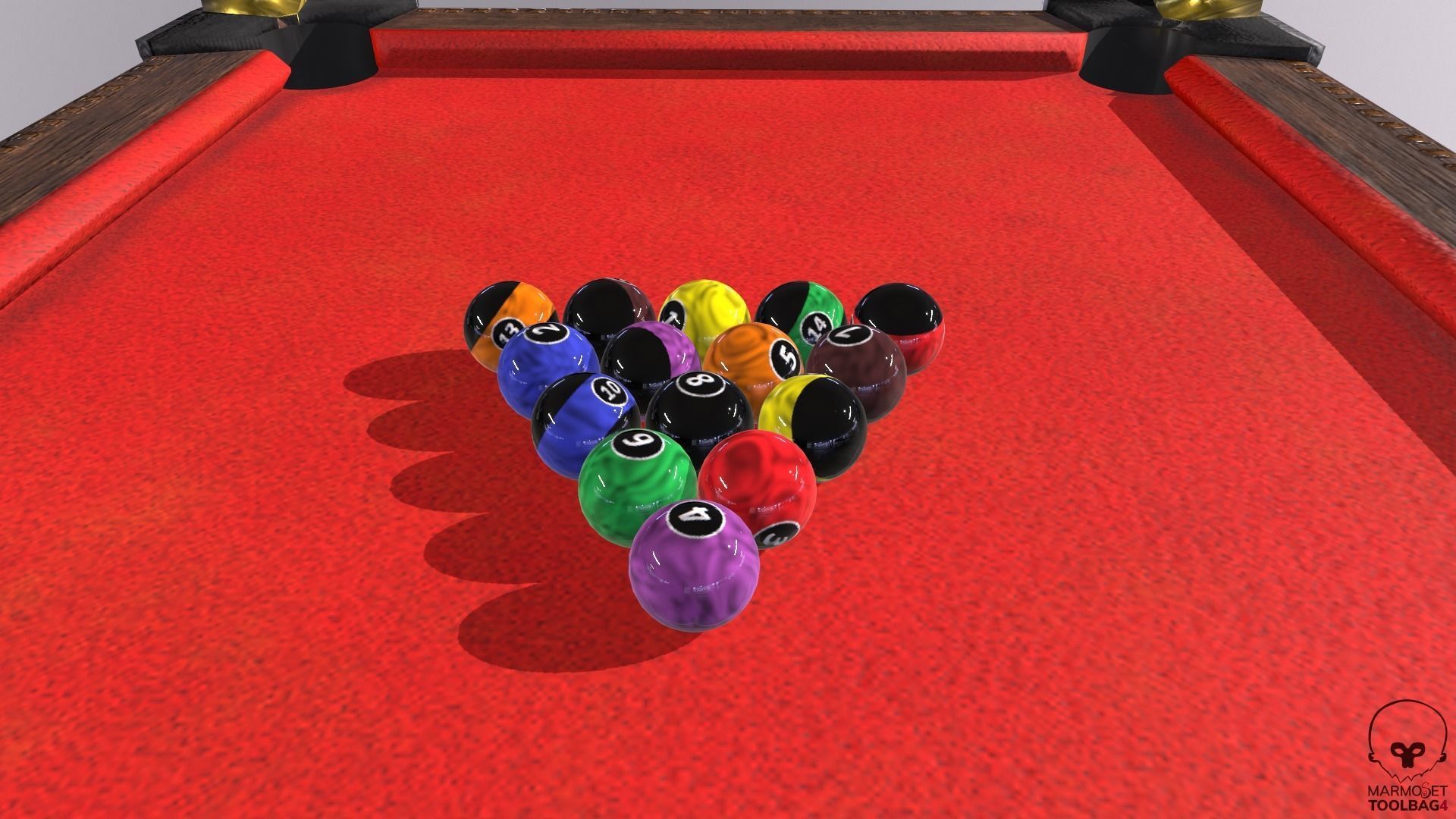 3D model Billiard table VR / AR / low-poly | CGTrader