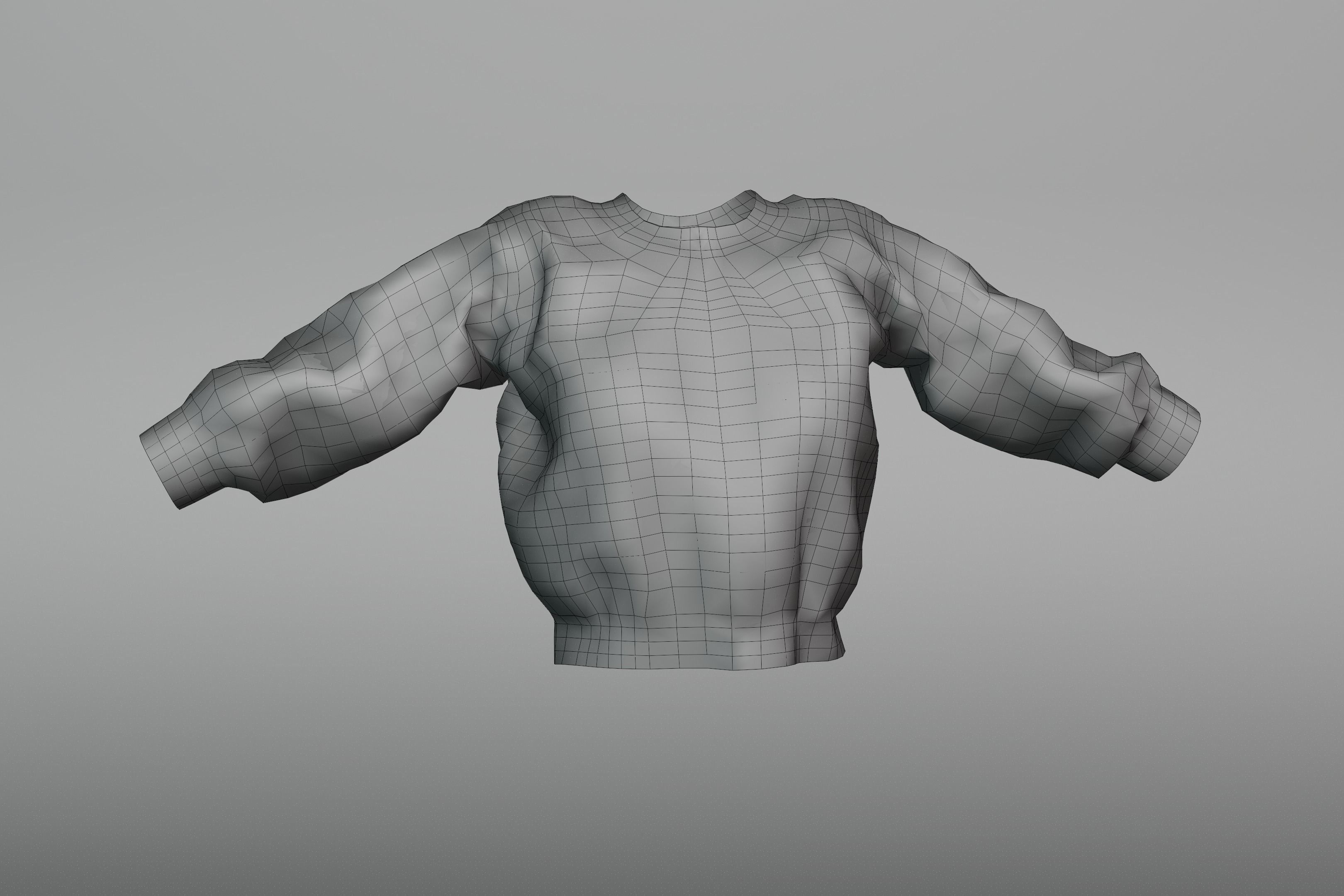 3D model Yellow Sweater VR / AR / low-poly | CGTrader