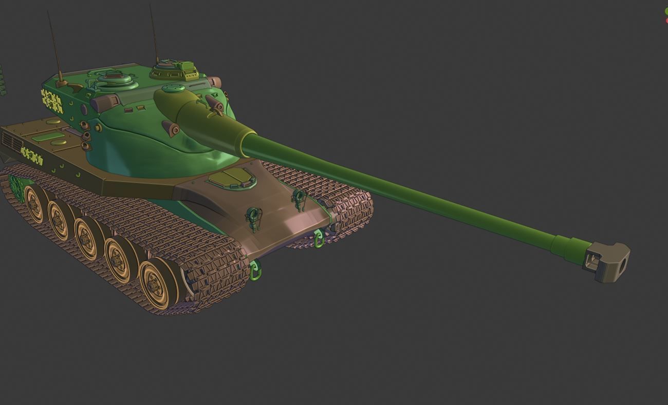 AMX 50B tanks 3D model 3D printable | CGTrader