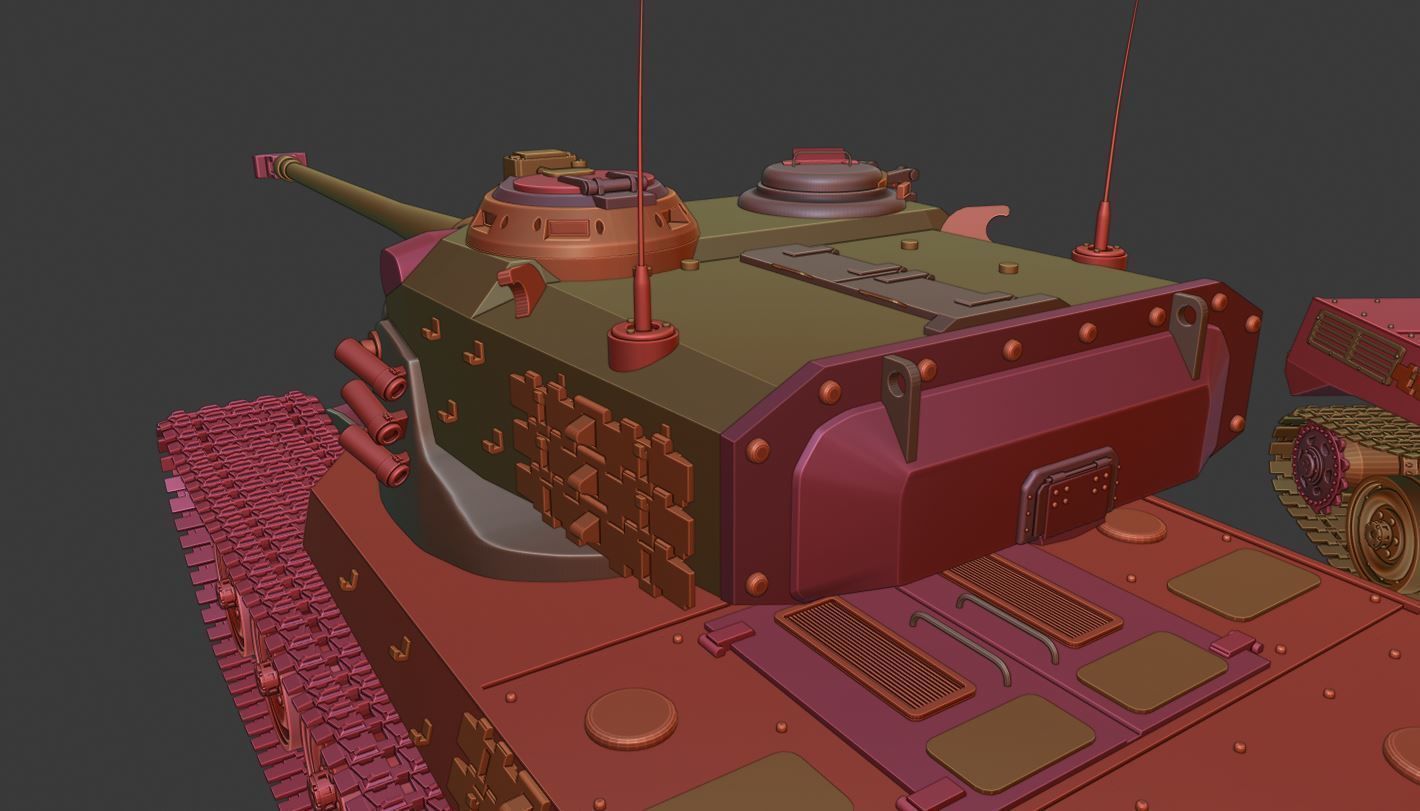 AMX 50B tanks 3D model 3D printable | CGTrader