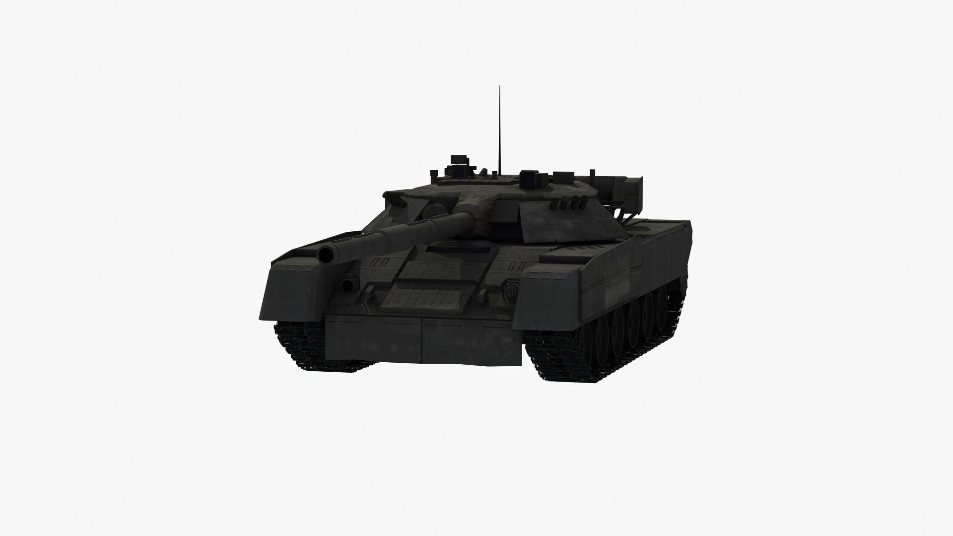3D model T80 Tank VR / AR / low-poly | CGTrader
