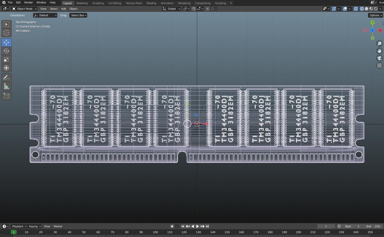 3D model DDR4 RAM DIMM Module VR / AR / low-poly | CGTrader