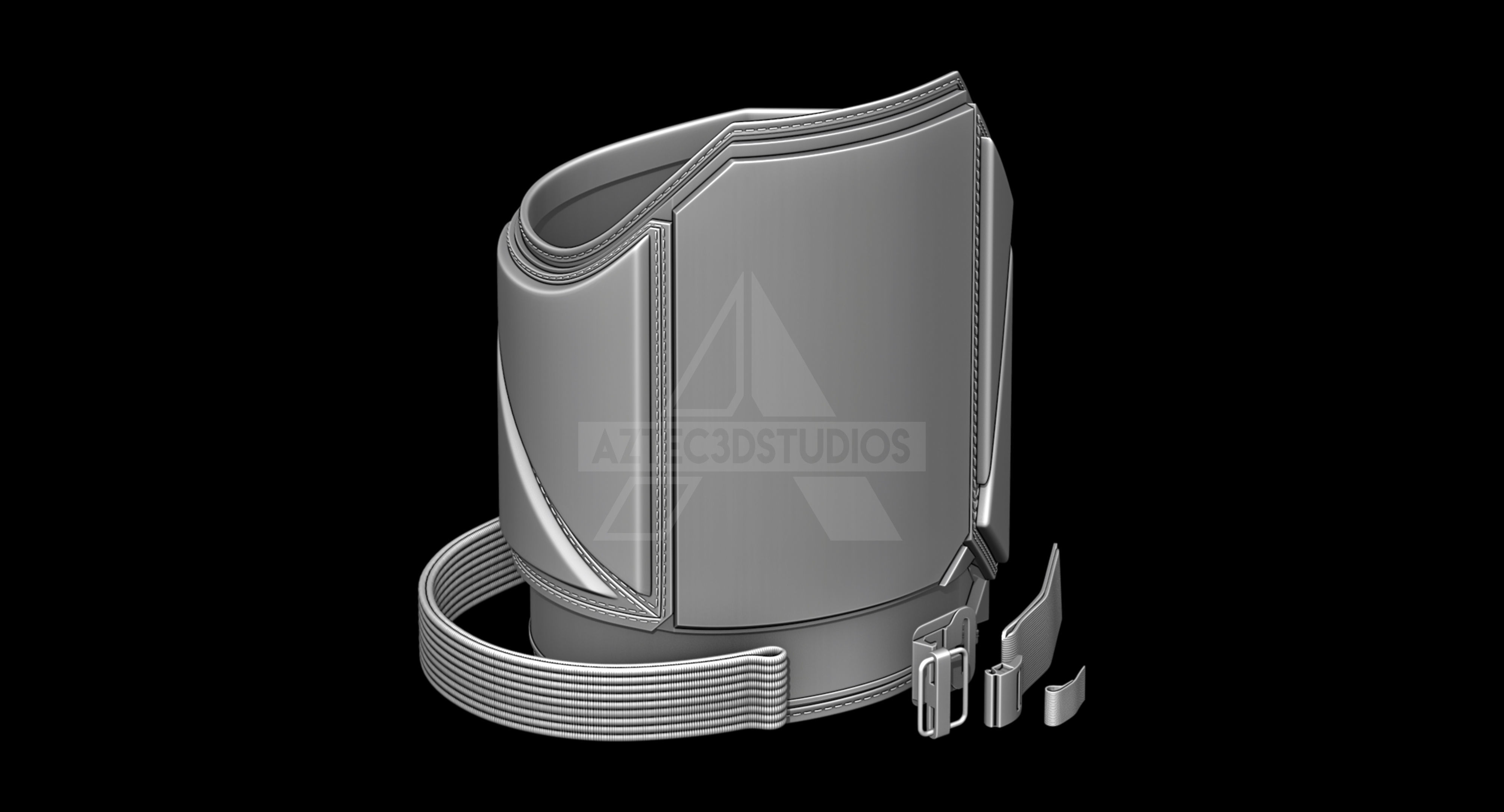 The Batman 2022 Bicep Armor for 3D Printing Cosplay STL 3D model 3D ...