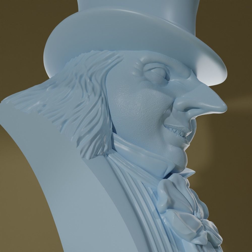 Penguin Bust Danny DeVito Fan Art free 3D model 3D printable | CGTrader