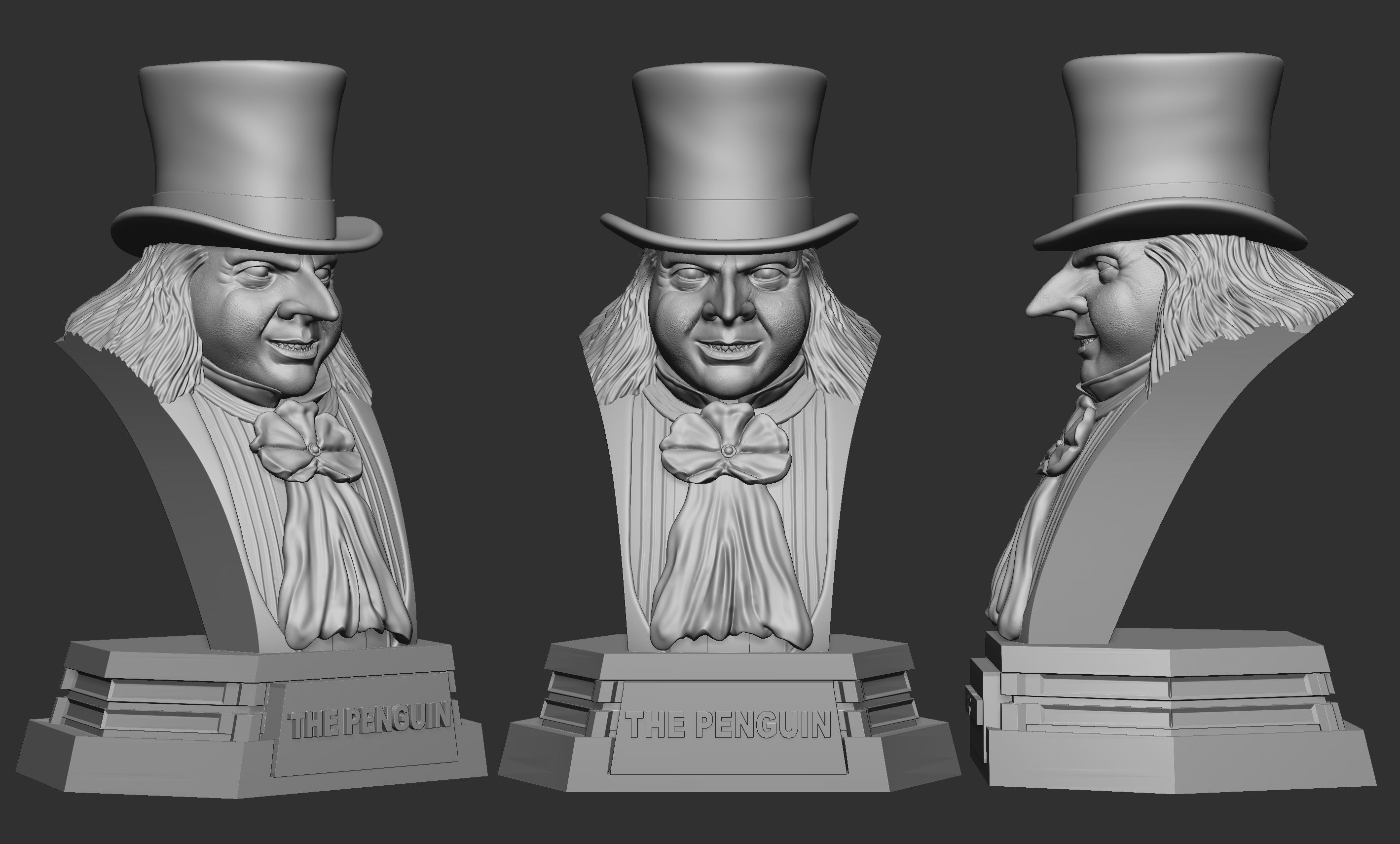 Penguin Bust Danny DeVito Fan Art free 3D model 3D printable | CGTrader