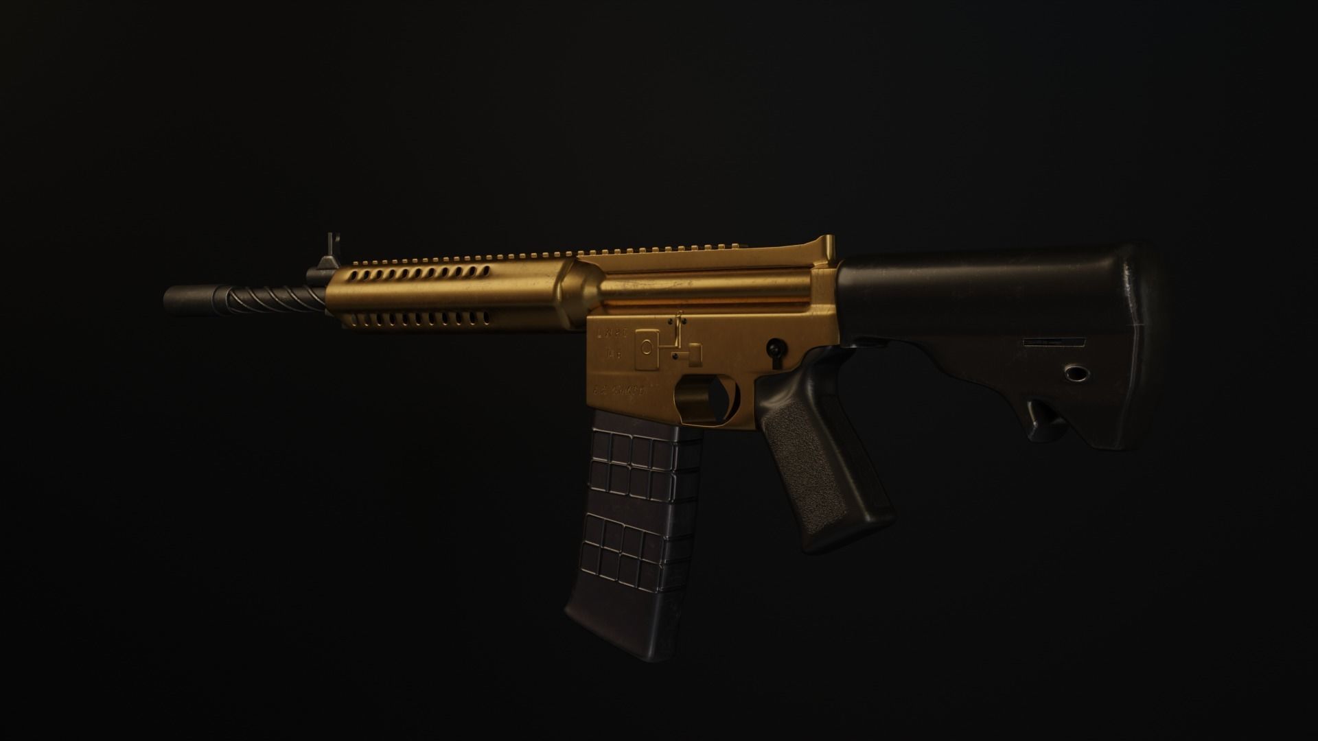 M6 rifle free VR / AR / low-poly 3D model | CGTrader