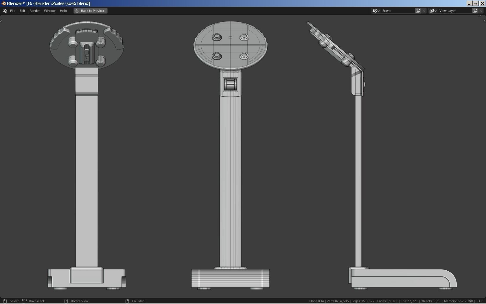 Medical-personal weighing scale 3D model | CGTrader