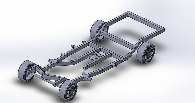 CHASIS car 3D model | CGTrader