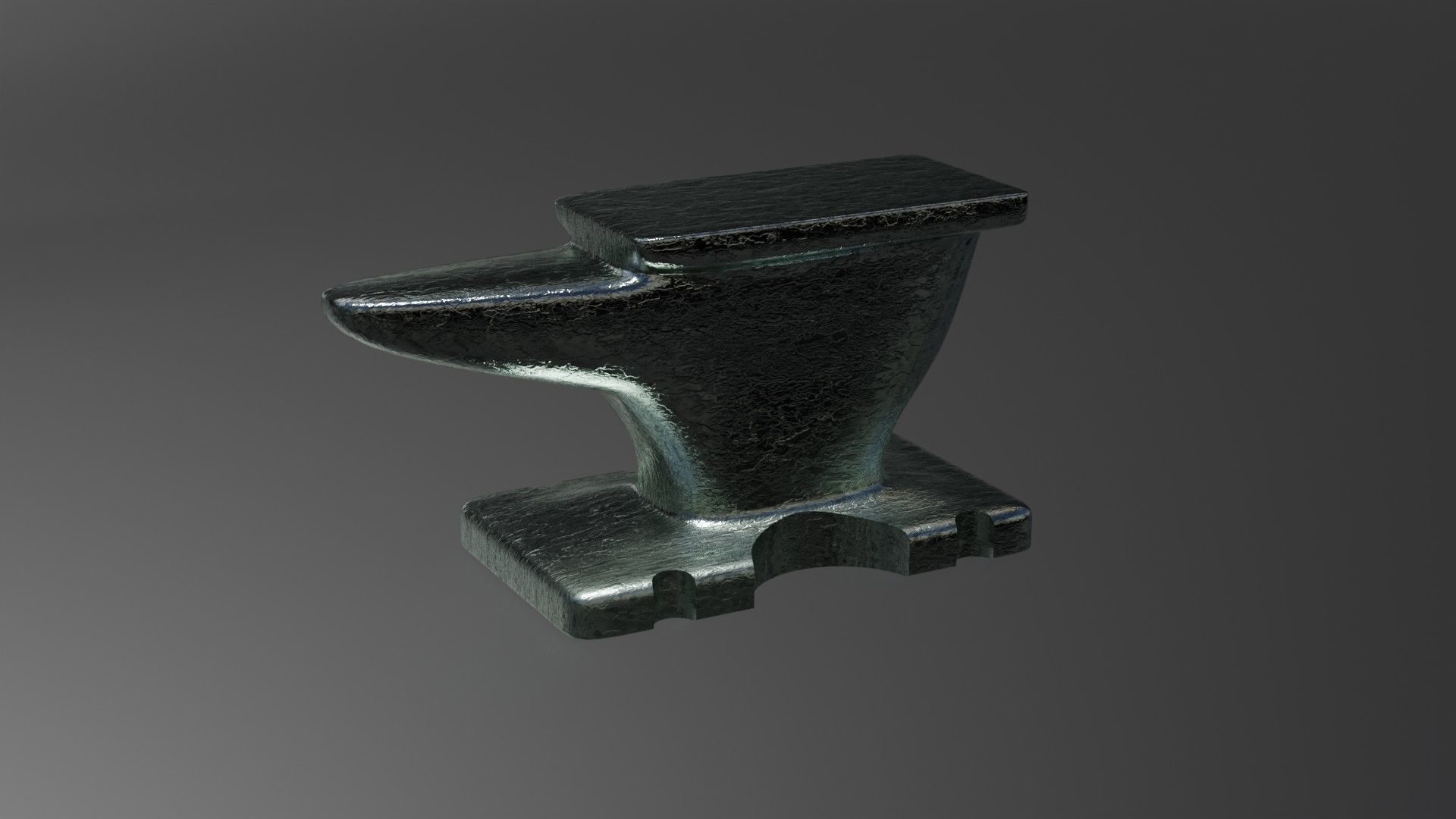 Cast Iron Hobby Anvil 3D model | CGTrader
