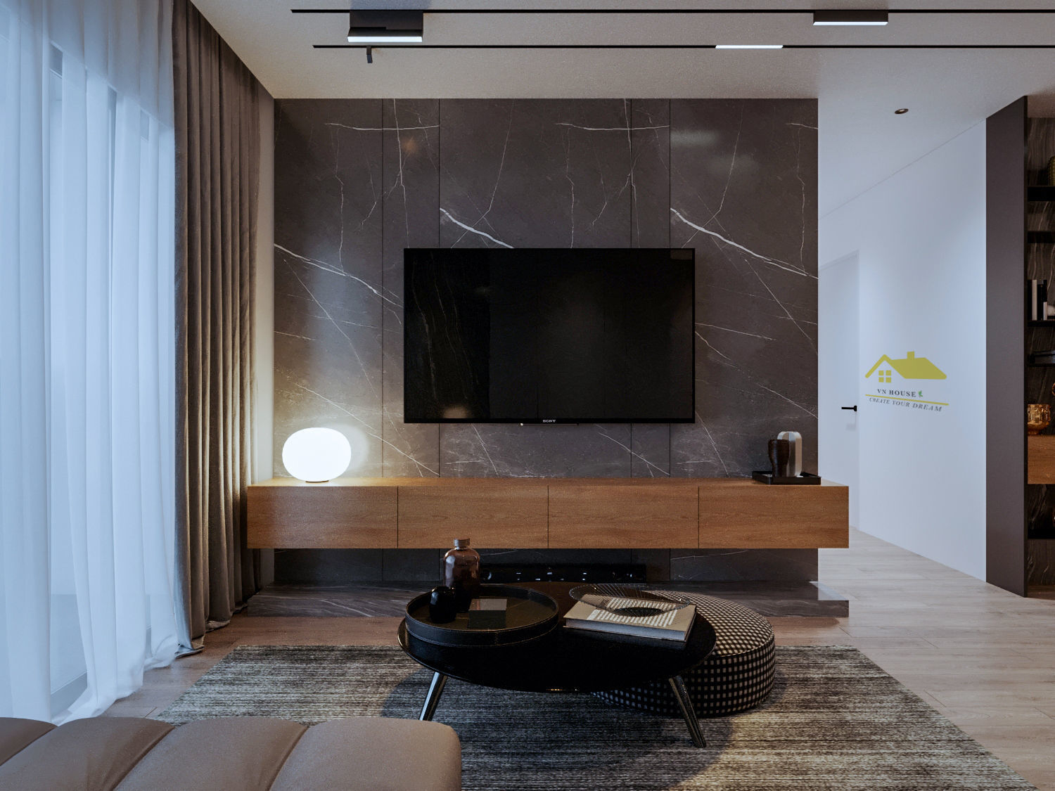 Living room 1- VN house free 3D model | CGTrader