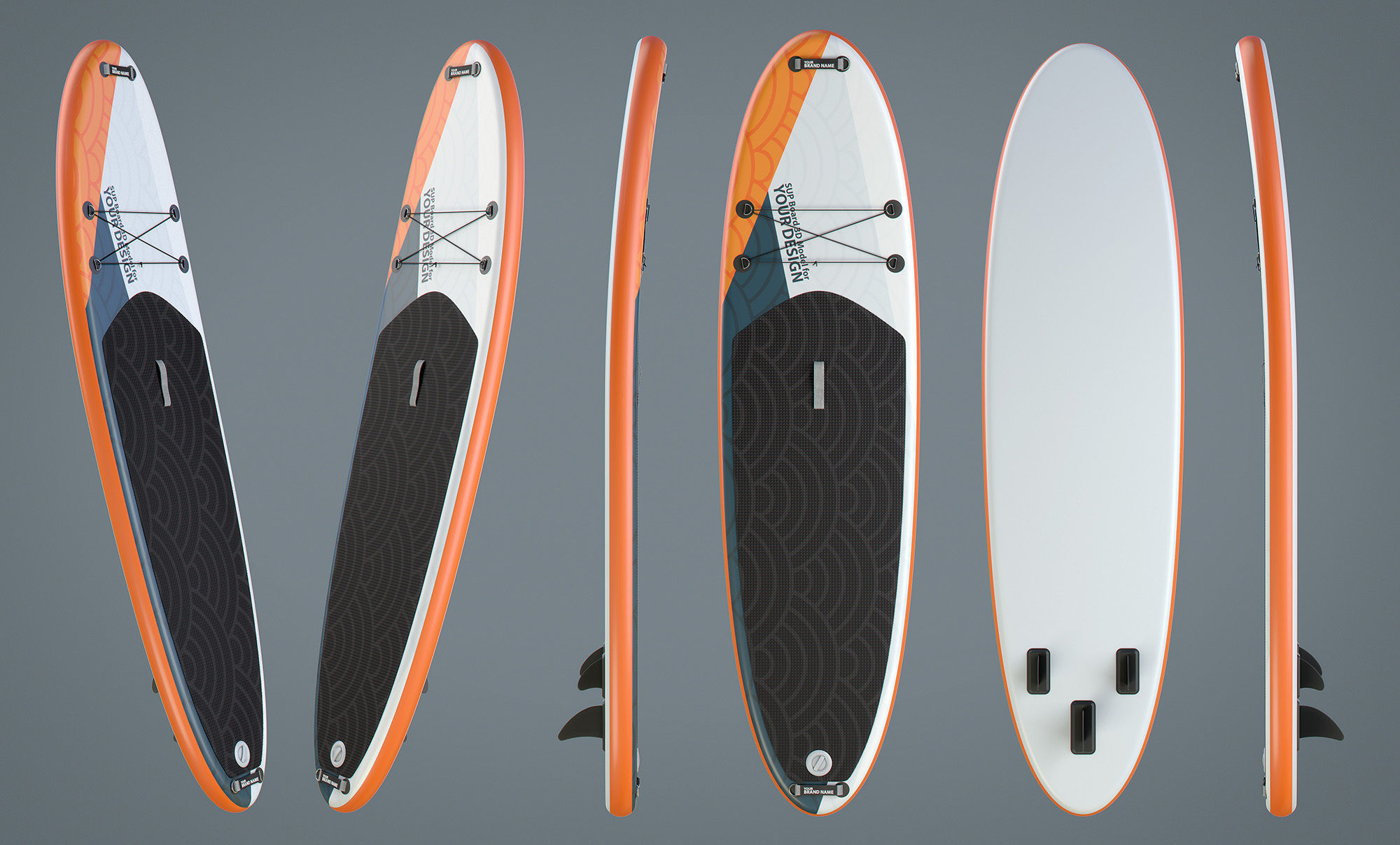 Stand Up Paddle Board 3D model | CGTrader