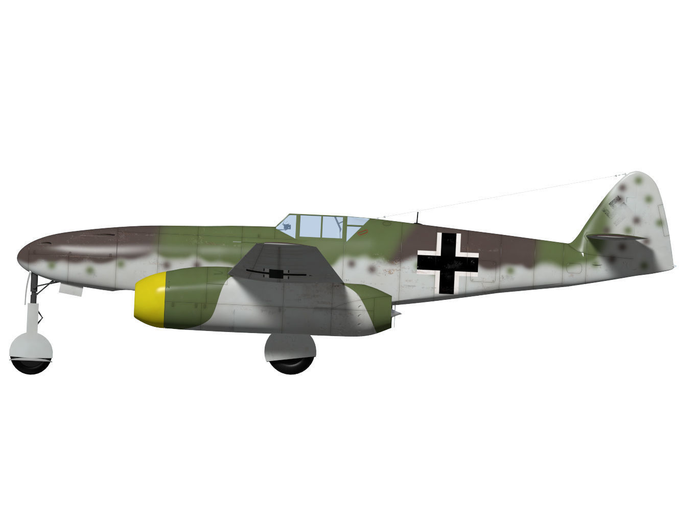 Messerschmitt Bf 109TL 3D model | CGTrader