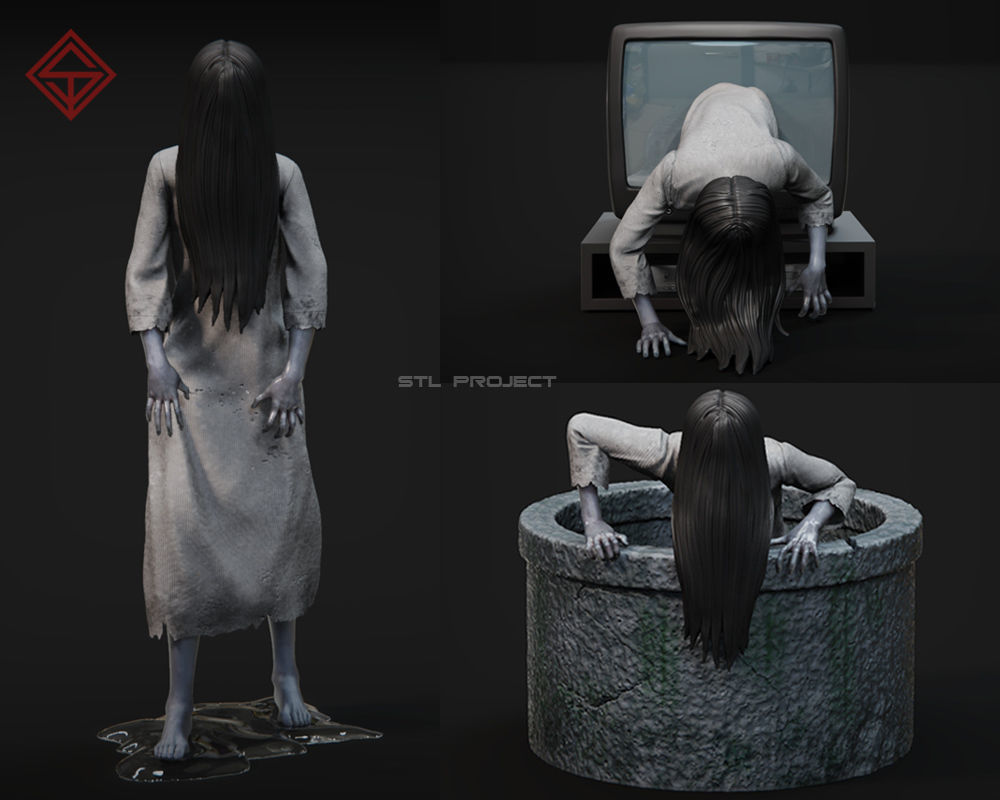 Sadako set - 3D model 3D printable | CGTrader