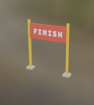 Finish line Finish Gate Low Poly free VR / AR / low-poly 3D model ...