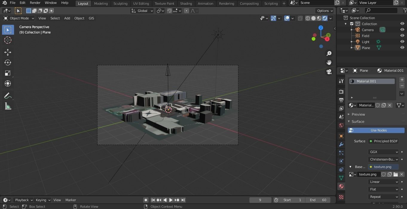 Sci-Fi City In Blender Mars Sci Fi Blender Universe 3D model | CGTrader