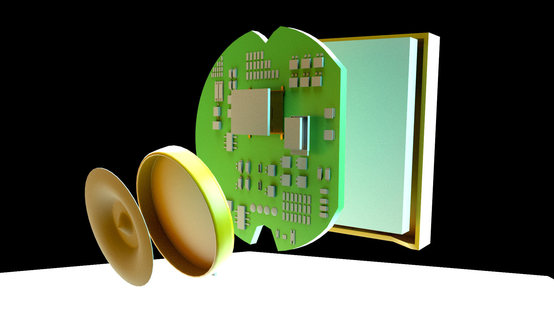 3D model low poly Ear buds 3Dmodel VR / AR / low-poly | CGTrader