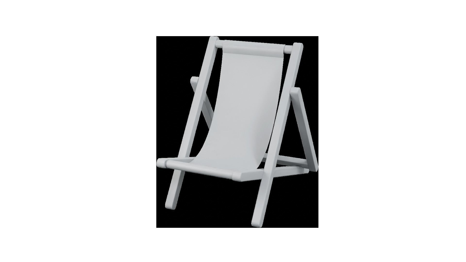 3D model Low poly Beach or Pool Chair VR / AR / low-poly | CGTrader