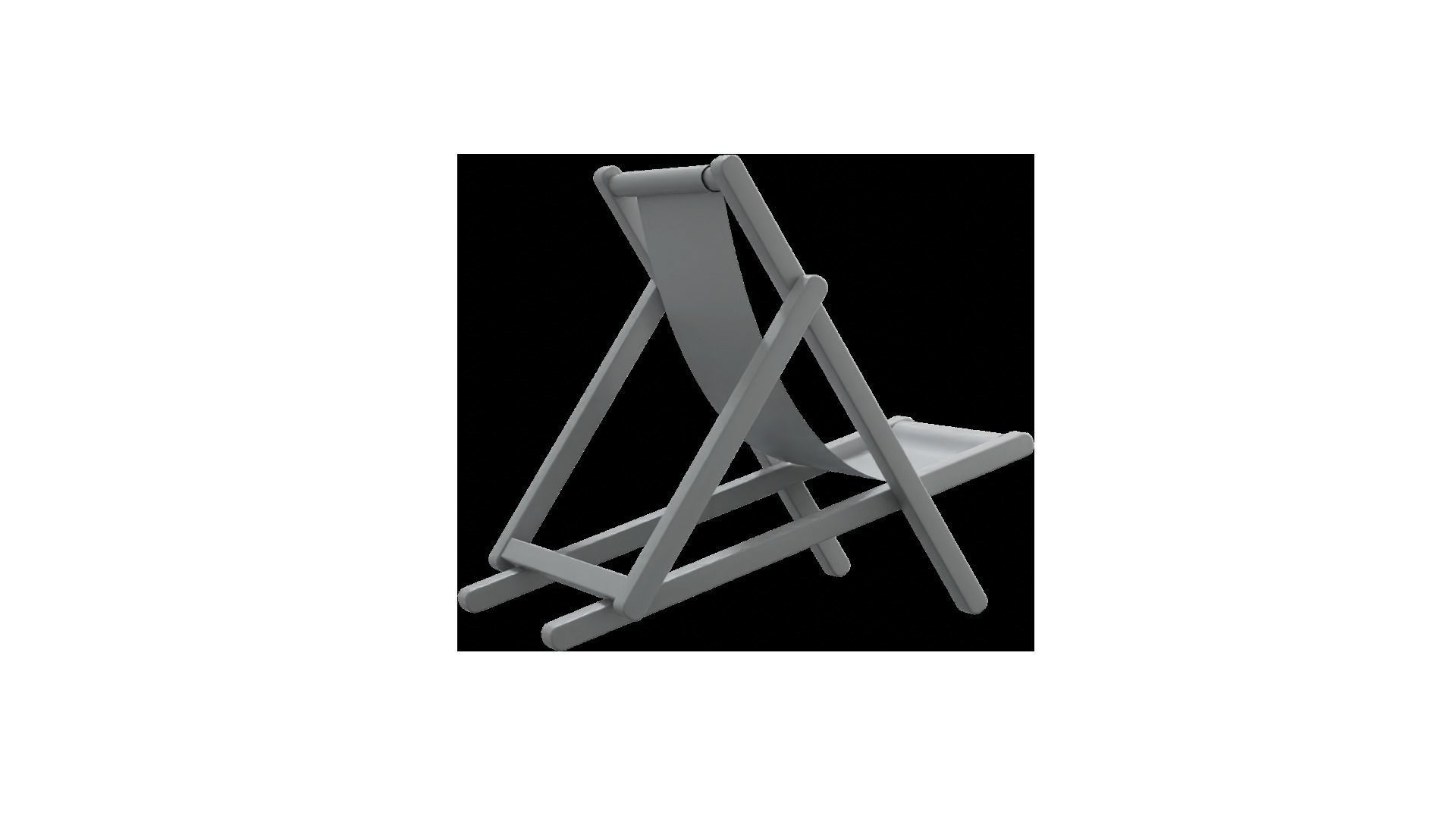 3D model Low poly Beach or Pool Chair VR / AR / low-poly | CGTrader