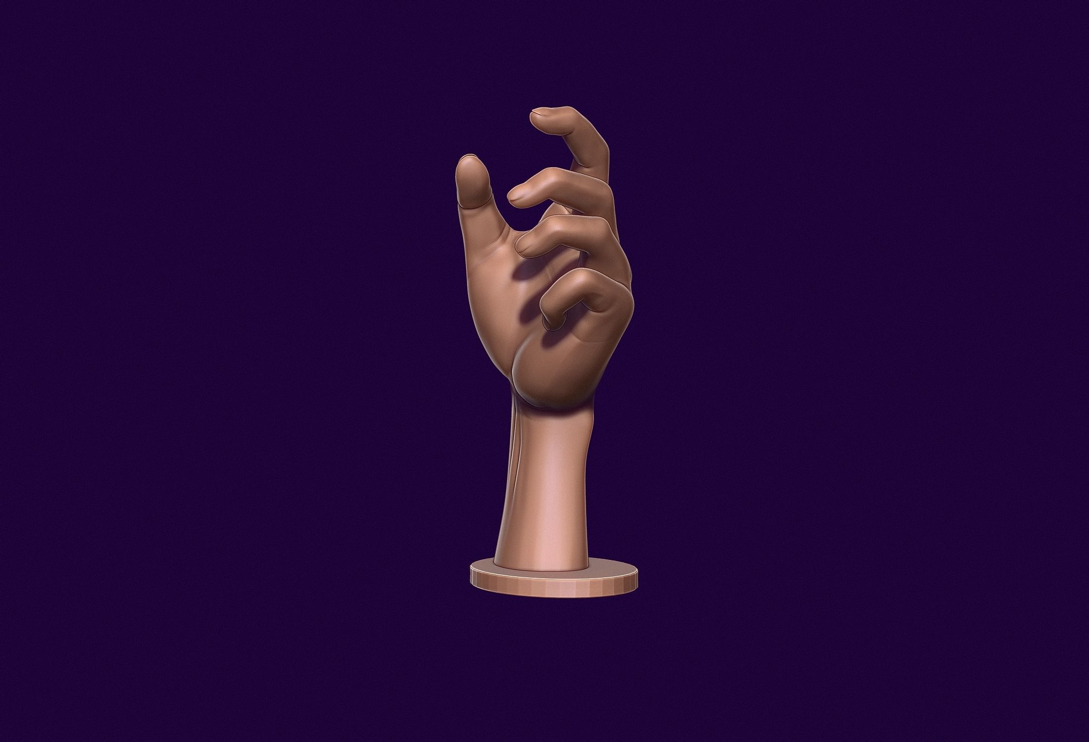 hand for 3d printing 3D model 3D printable | CGTrader