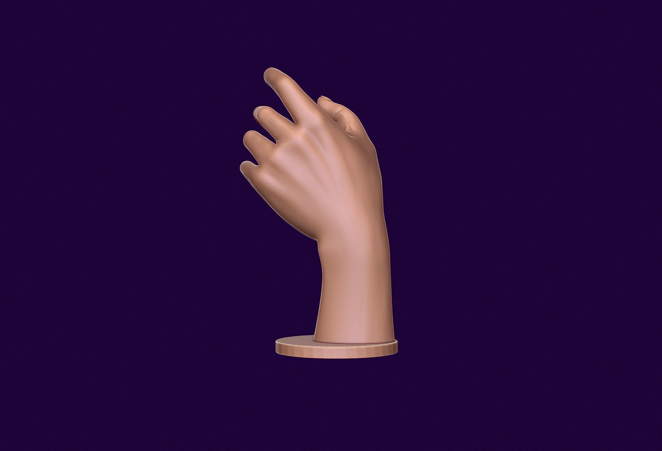 hand for 3d printing 3D model 3D printable | CGTrader