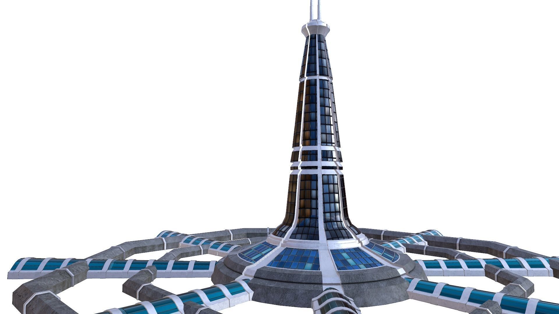 3D model Millennium Gate - Star Trek VR / AR / low-poly | CGTrader