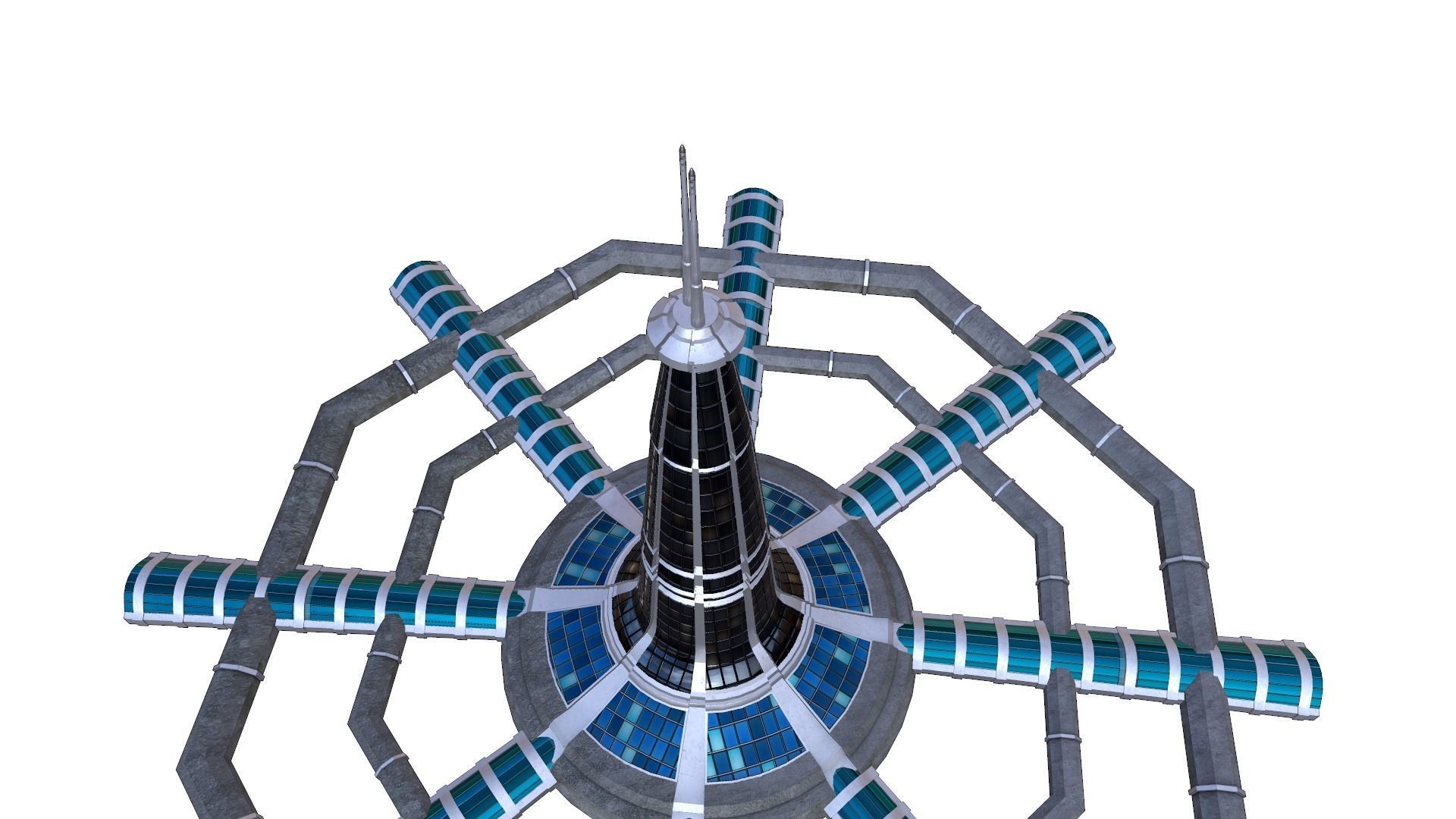 3D model Millennium Gate - Star Trek VR / AR / low-poly | CGTrader
