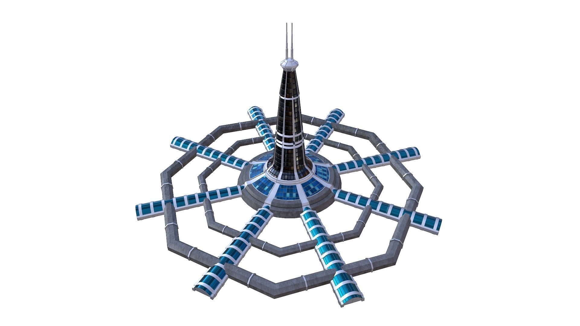 3D model Millennium Gate - Star Trek VR / AR / low-poly | CGTrader