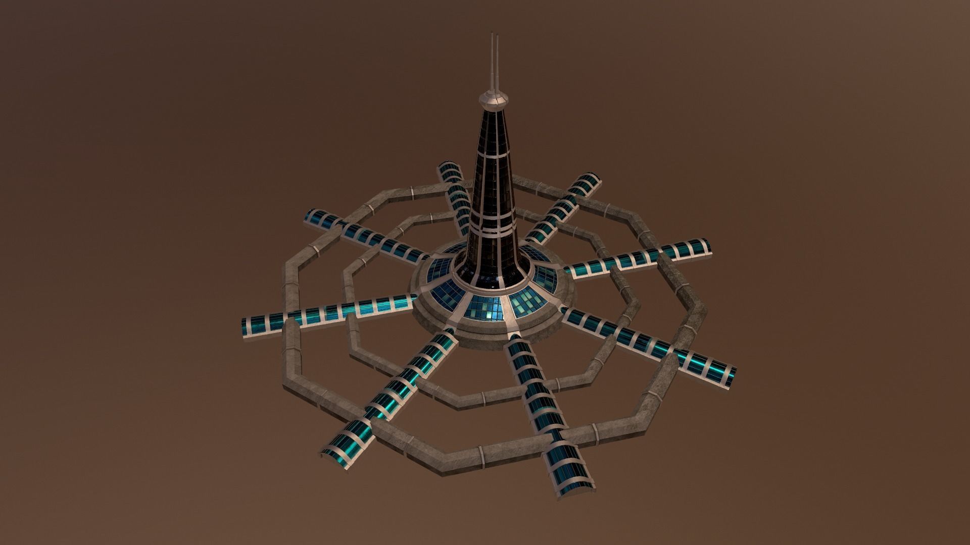 3D model Millennium Gate - Star Trek VR / AR / low-poly | CGTrader