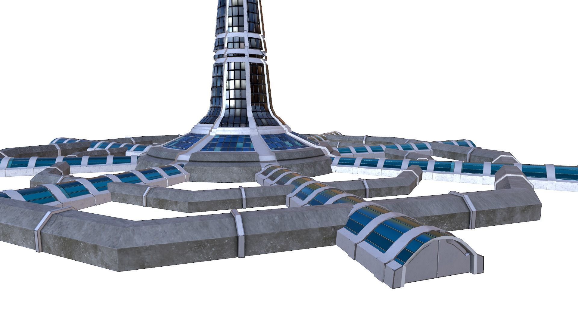 3D model Millennium Gate - Star Trek VR / AR / low-poly | CGTrader