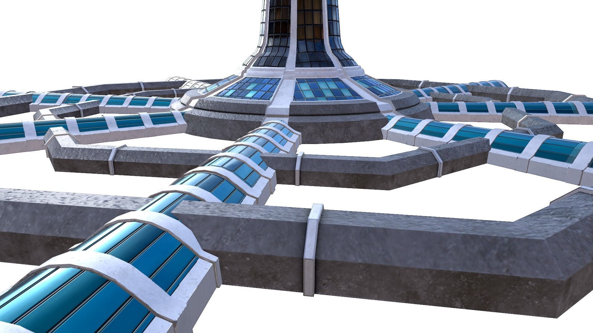 3D model Millennium Gate - Star Trek VR / AR / low-poly | CGTrader