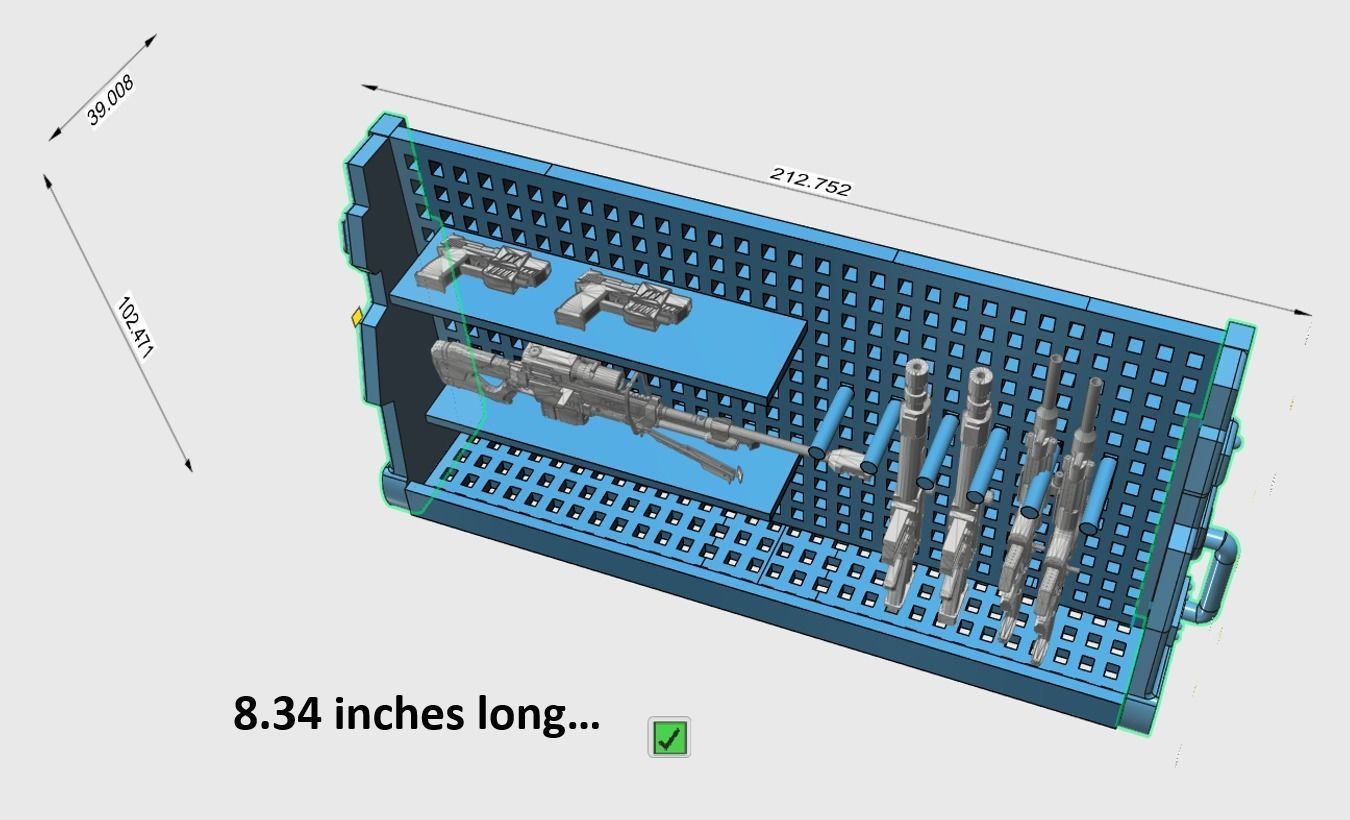 Legends Scale Rifle Rack 3D model 3D printable | CGTrader