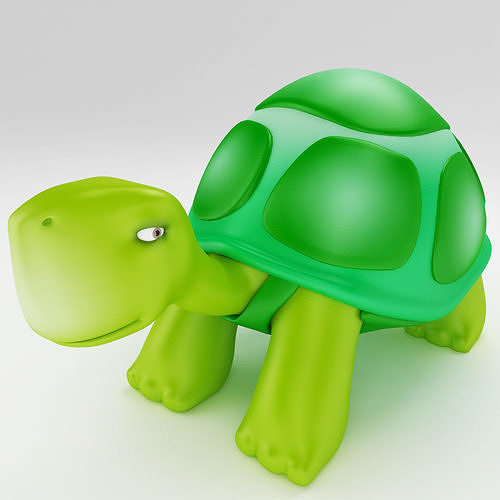 Tortoise cartoon 3d model 3D model | CGTrader
