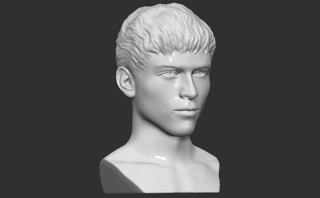 Machine Gun Kelly bust for 3D printing 3D model 3D printable | CGTrader