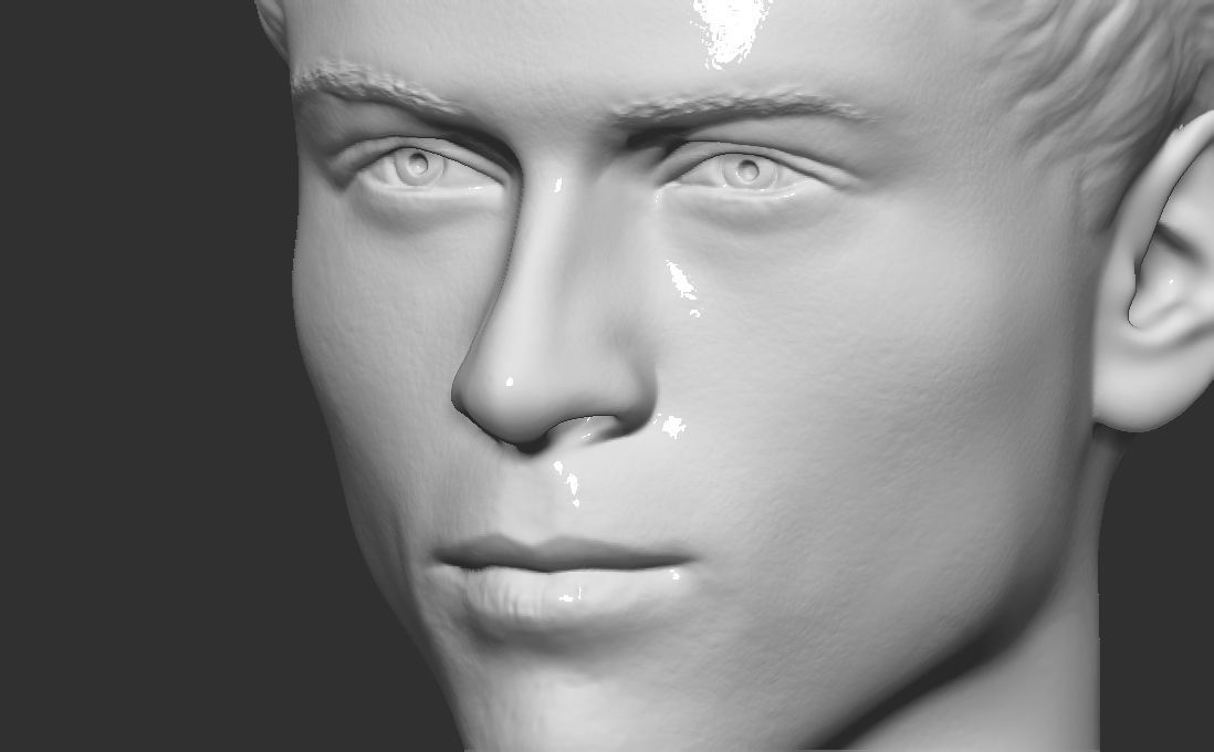 Machine Gun Kelly bust for 3D printing 3D model 3D printable | CGTrader